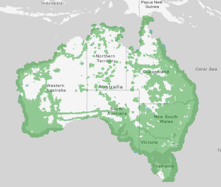 OCEAN NET 5G Data Terminal - Australian Coverage